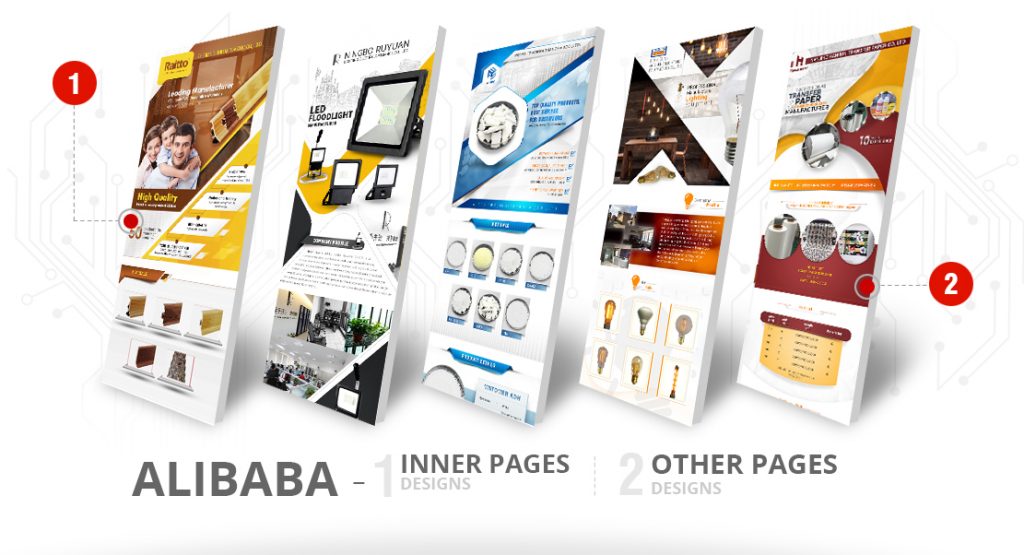 Alibaba Minisite Design Pakistan | Affordable Minisite Design Services